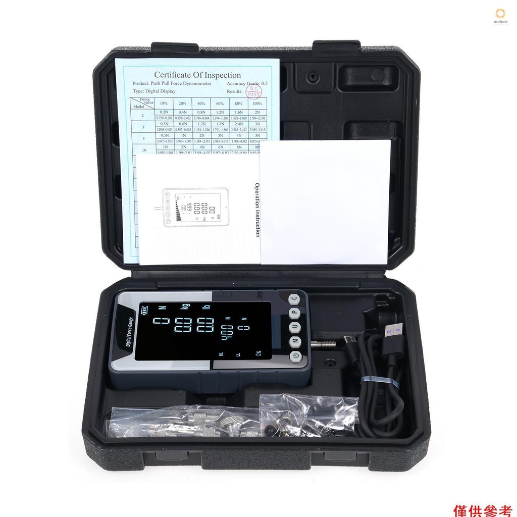Ado)Digital Force Gauge 1000N.m Push Pull Gauge Portable Force Meter ...