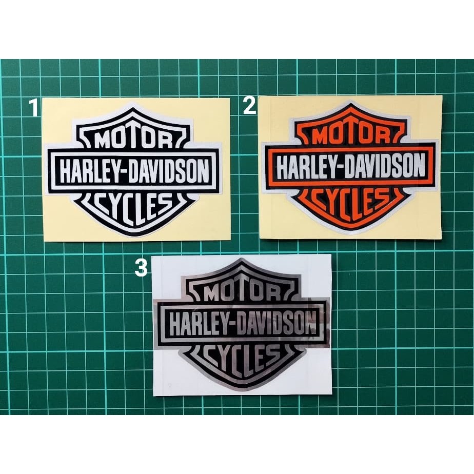 Sticker Motor Harley Davidson Cutting Reflective Pantul Stiker Motor ...