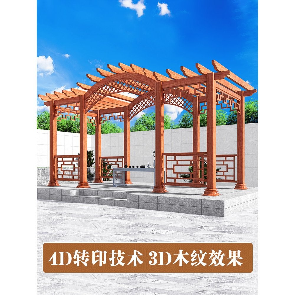 Bo Yi Lin Aluminium Alloy Anggur Trellis Halaman Luar Koridor Koridor ...