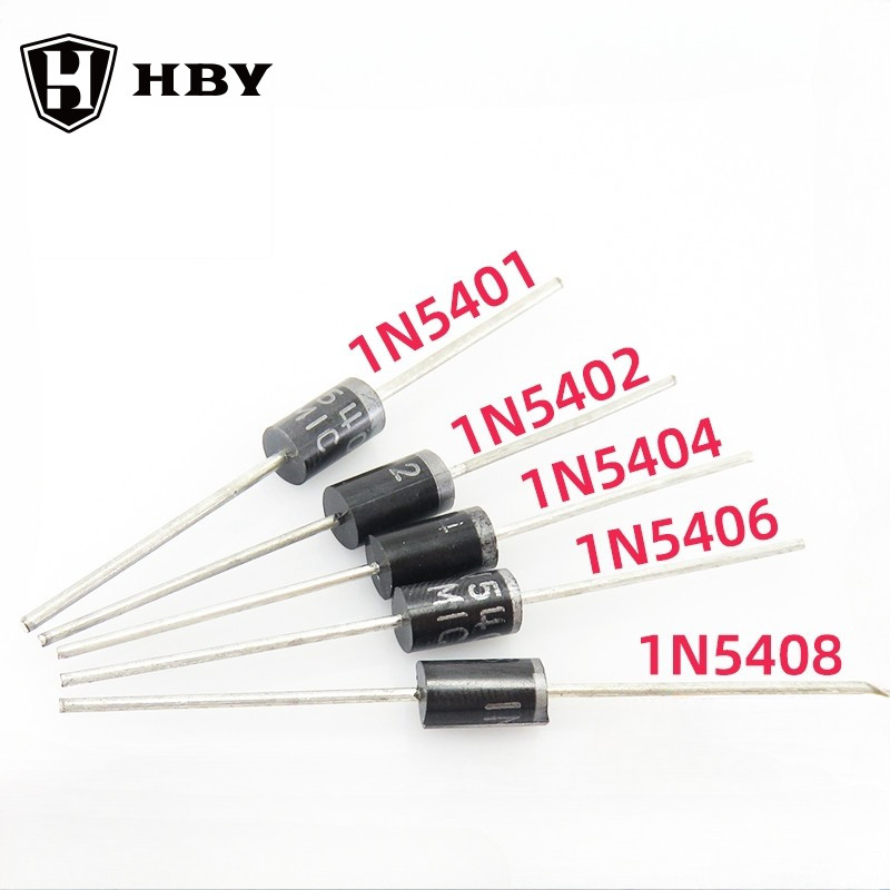 20pcs 1N5400 1N5401 1N5402 1N5404 1N5406 1N5407 1N5408 In-line ...