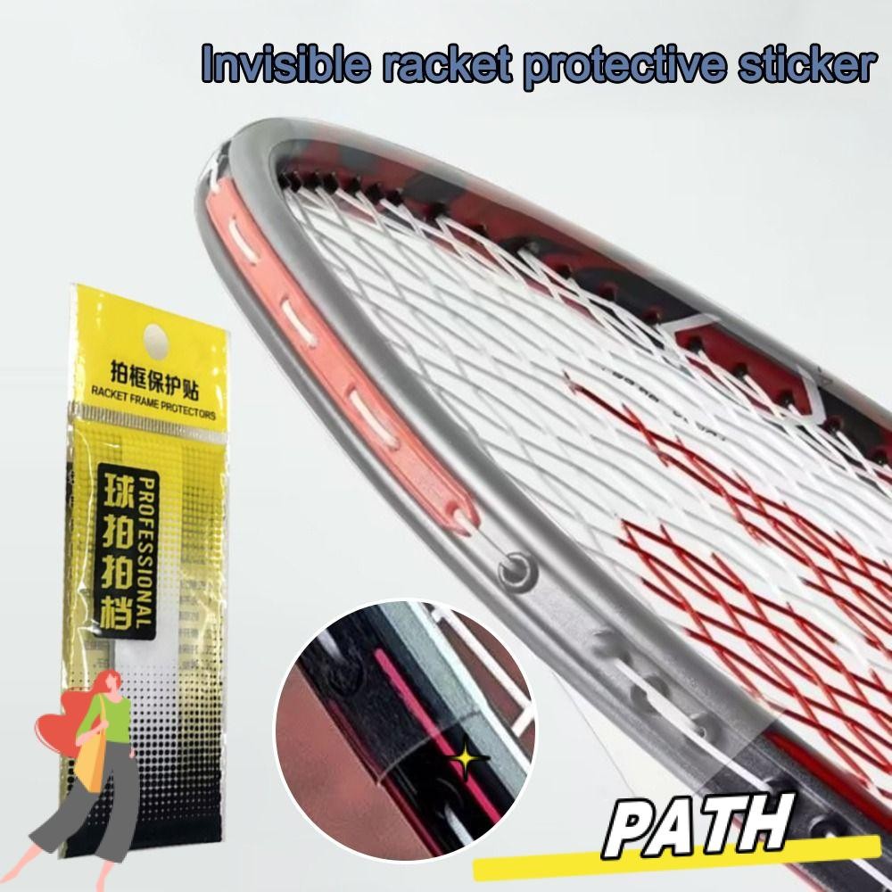 PA-HOME Racket Edge Tape, Transparent Anti Paint Racket Head Protector ...