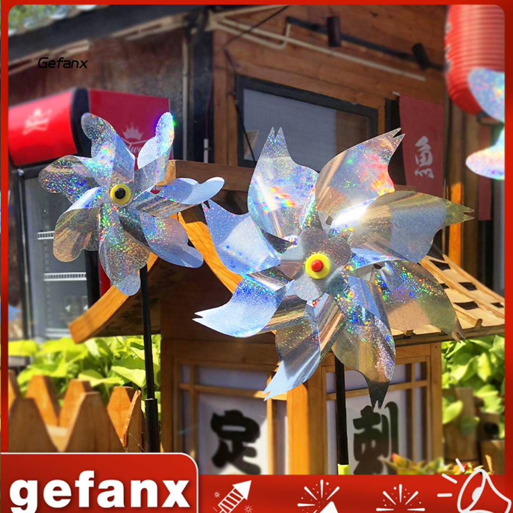 [Ge] Reflective Scare Tape Alternative Garden Spinner Scare Device ...
