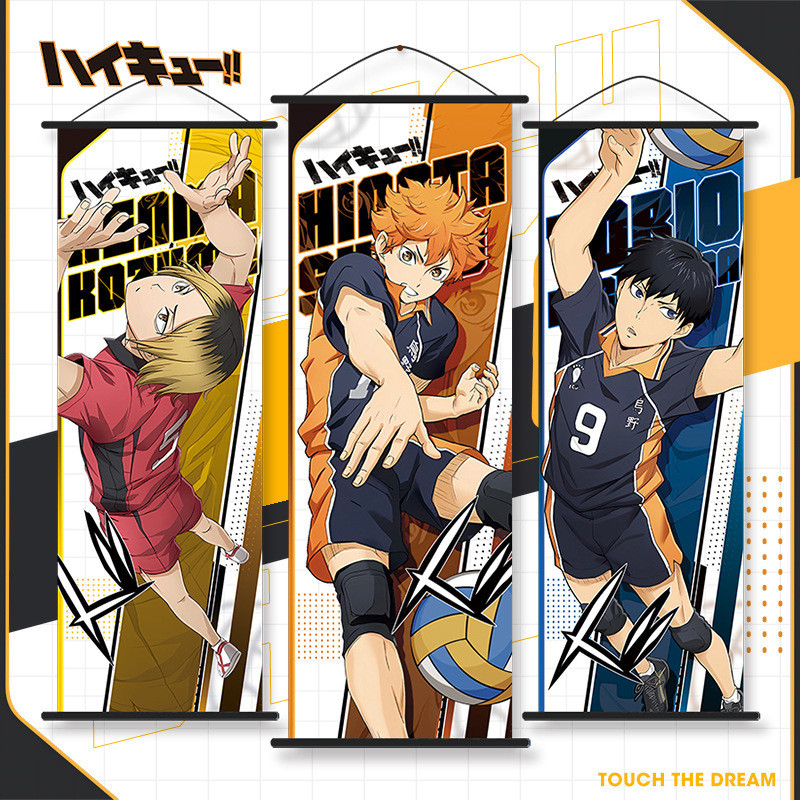 Volleyball Boy New Style Anime Wall Painting Hyuga Shoyo Lone Claw ...