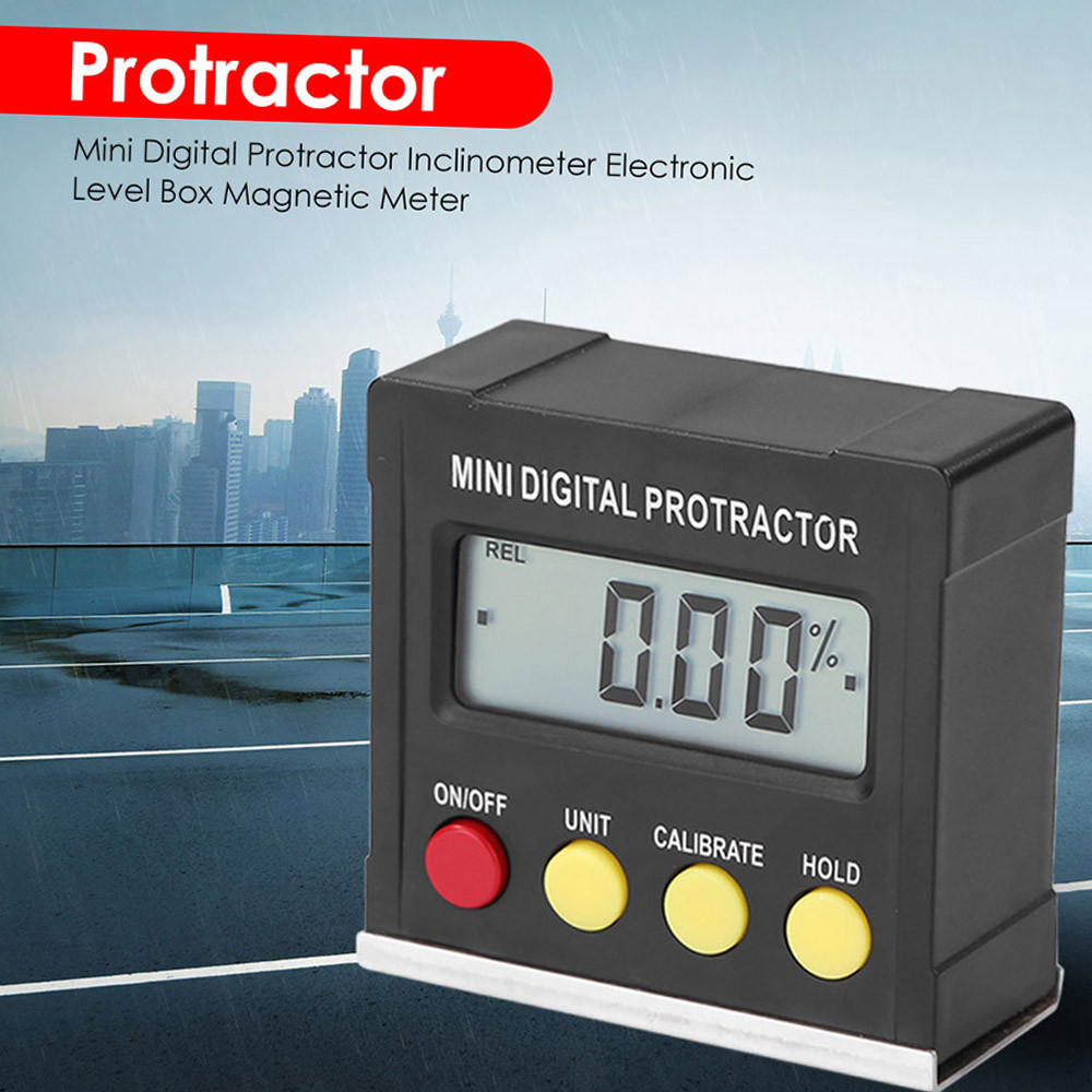 Horizontal Angle Meter Digital Protractor Inclinometer Electronic Level ...
