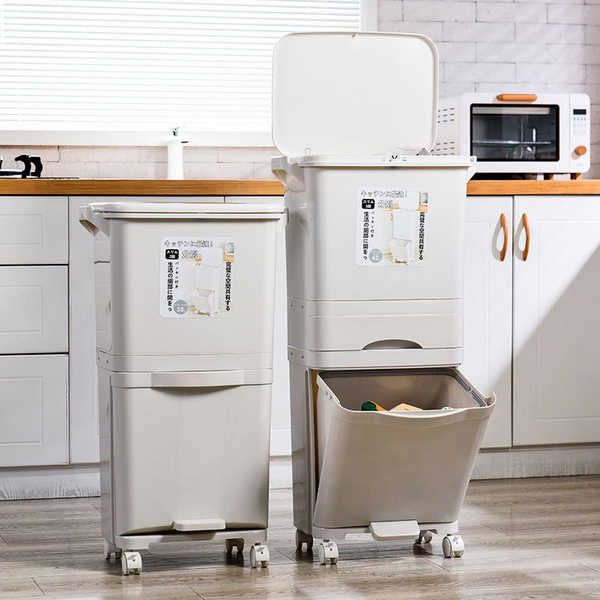 dustbin kitchen dustbin with cover 垃圾桶 dustbin Household Kitchen ...