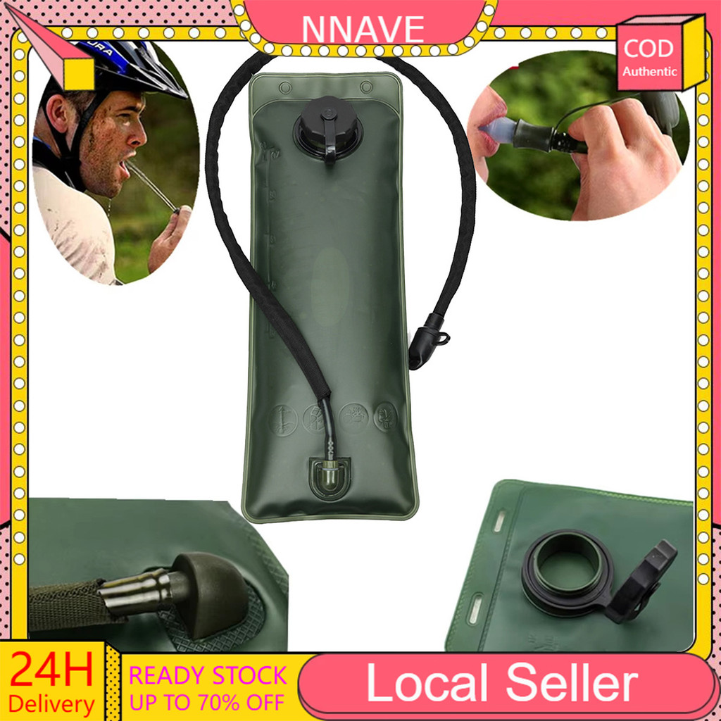 2L/3L Water Reservoir Hydration Bladder Hiking Water Bag Leak Proof ...