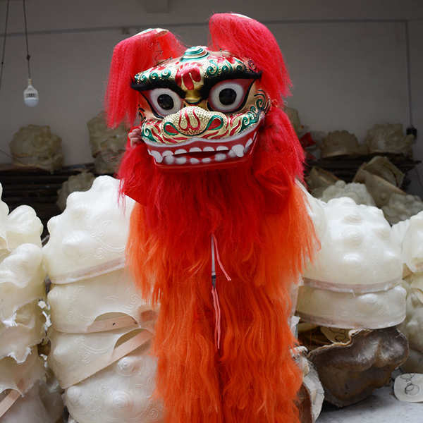 lion head lion dance head lion dance head adult Single Little Lion Head ...