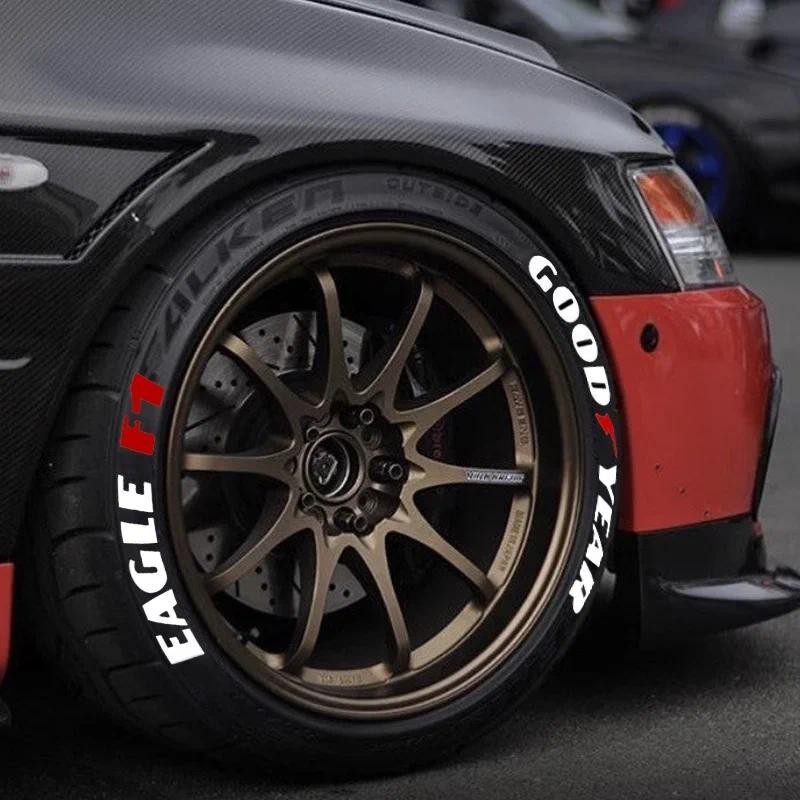 Tire Letter Sticker for GOODYEAR EAGLE F1 car 3D pvc Car Motorcycle ...