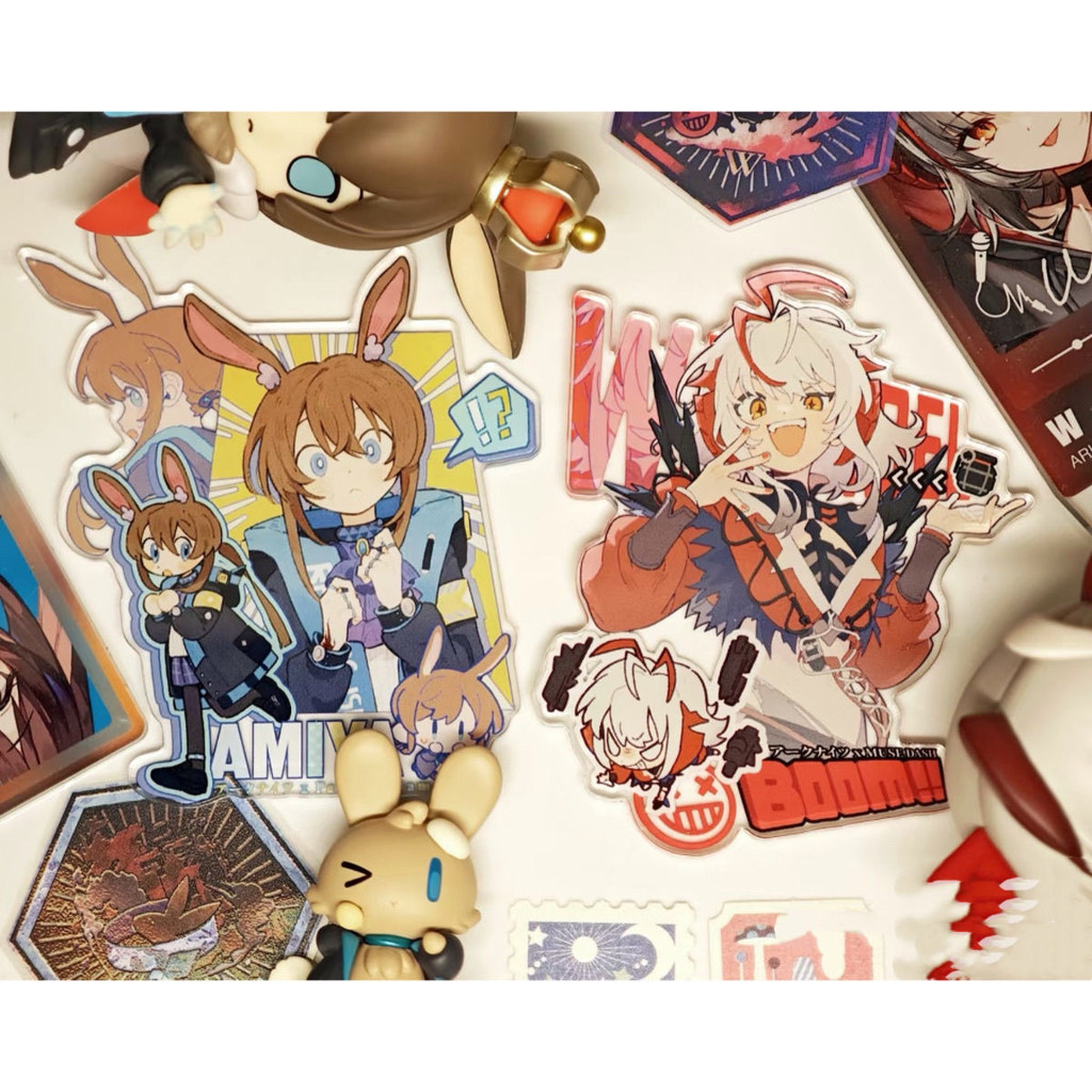 Arknights Acrylic Stand Amiya Figure Wisadel Standee Display Game Goods ...