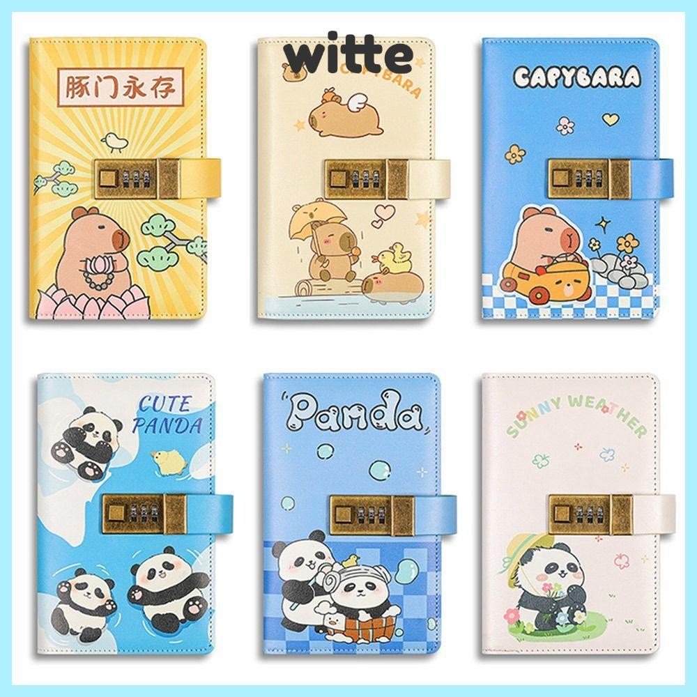 WITTE 100 Envelopes Money Saving Challeng, Kapibala Panda Mini Binder ...