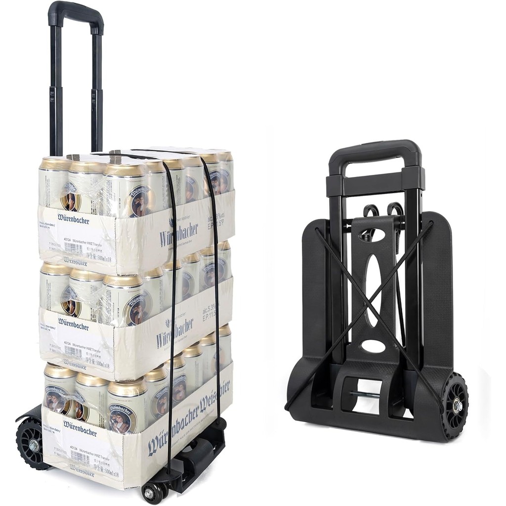 4 wheel Shopping Cart Travel Luggage Carrier Trolley Trolley Shopping ...