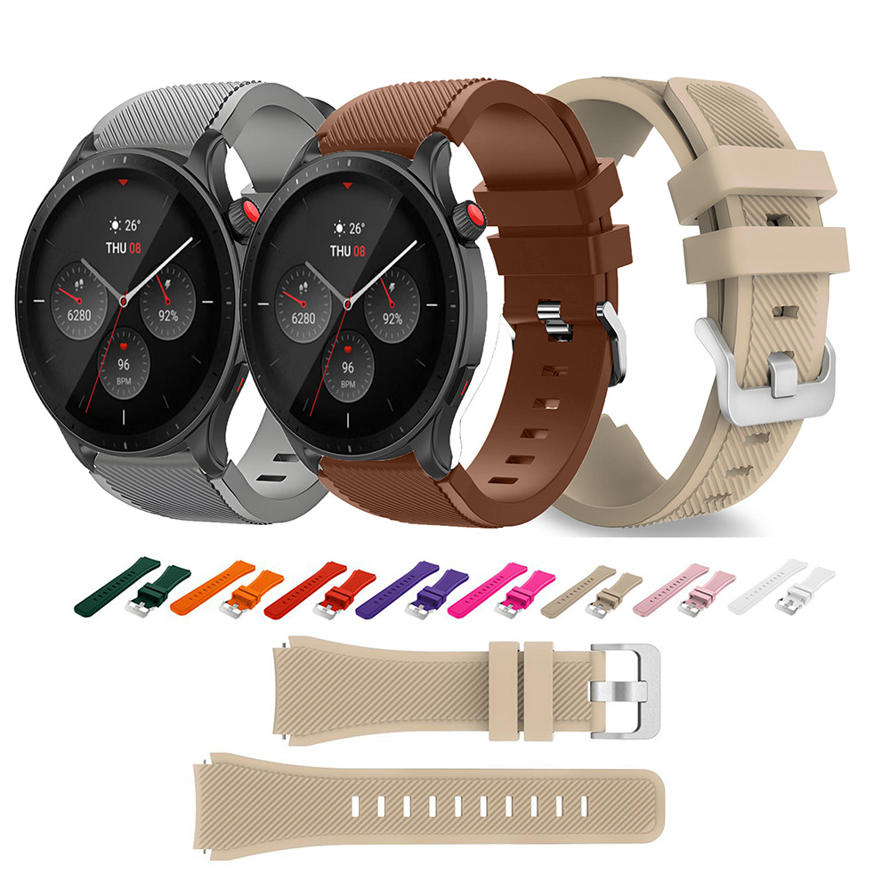 Silicone Strap for Huami Amazfit GTR 2 3 4 47mm GTR 4 GTR2 GTR 2E GTR3 ...