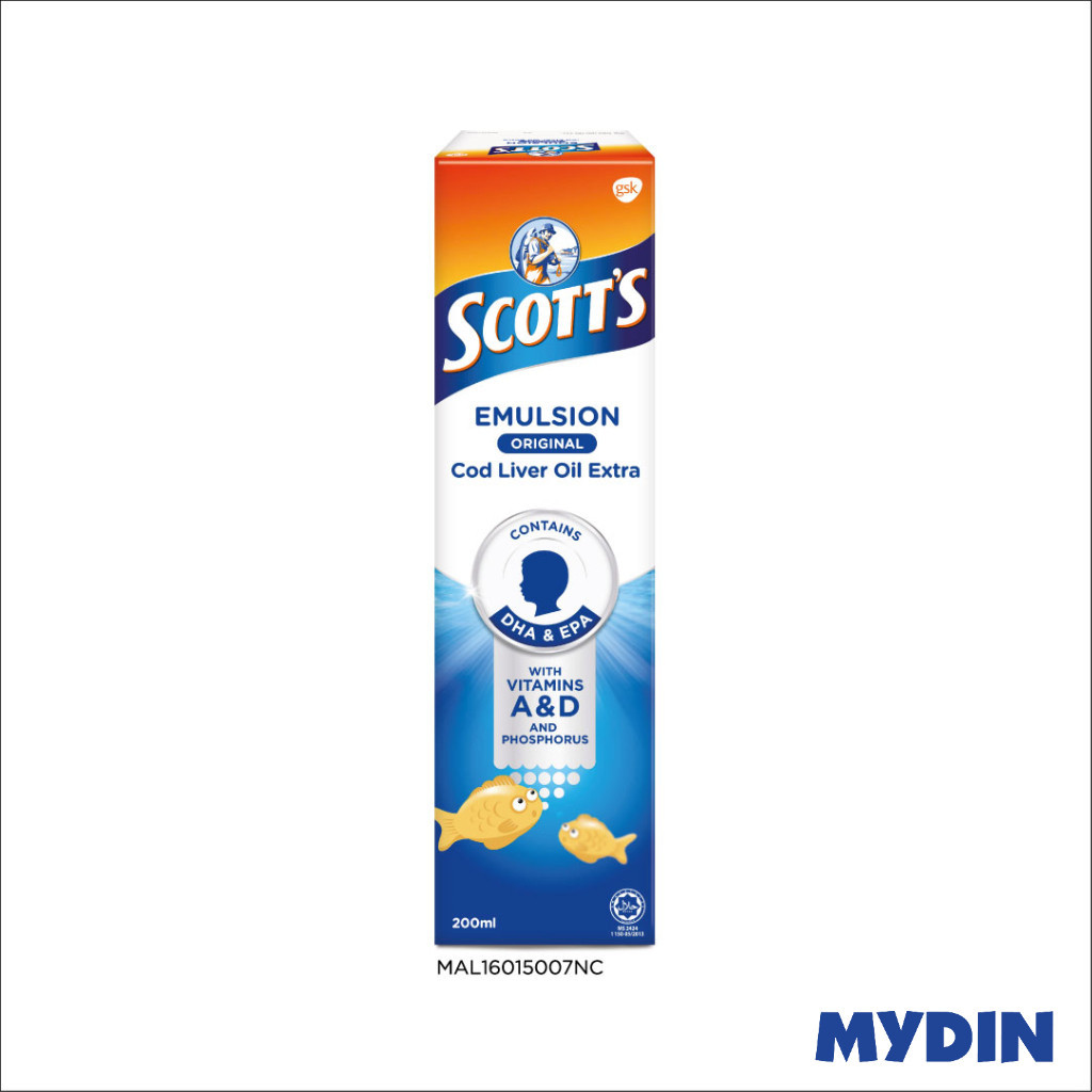 Scott's Emulsion Original (200ml) | Shopee Malaysia