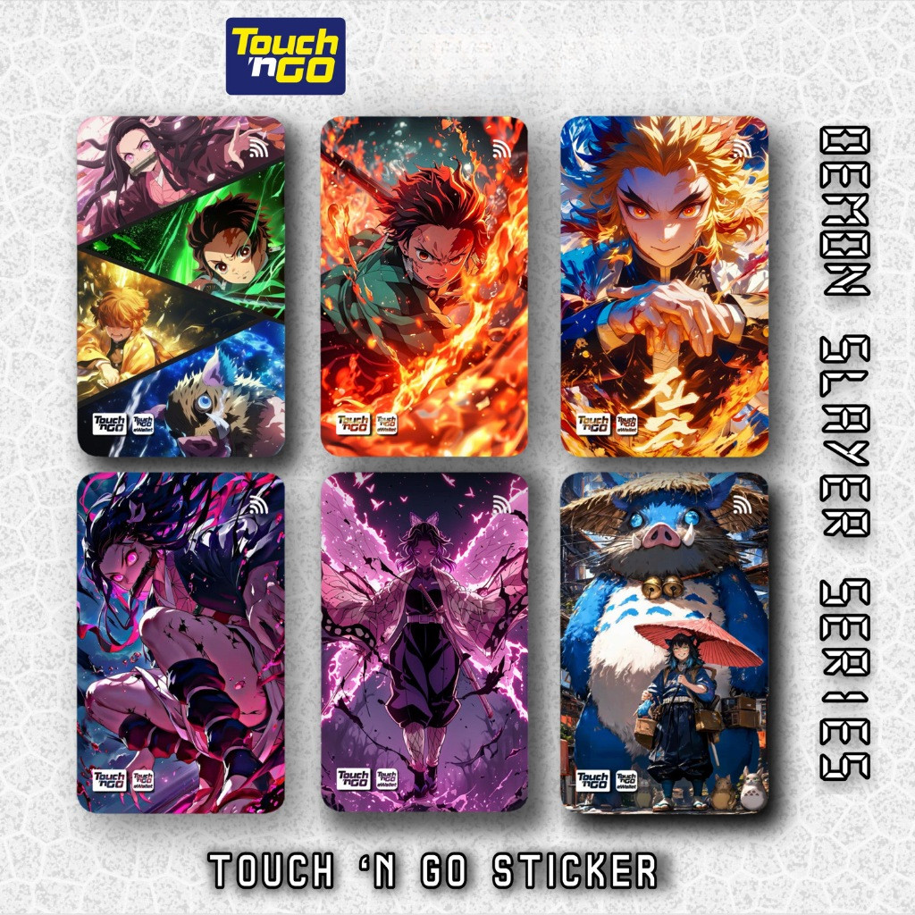 ( Demon Slayer Series ) Touch n Go Card Sticker Cover TNG / MASTER ...