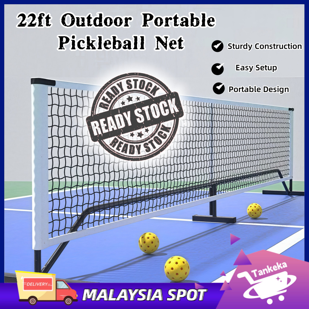 22ft Pickleball Net USAPA Portable Regulation Size Lightweight and ...
