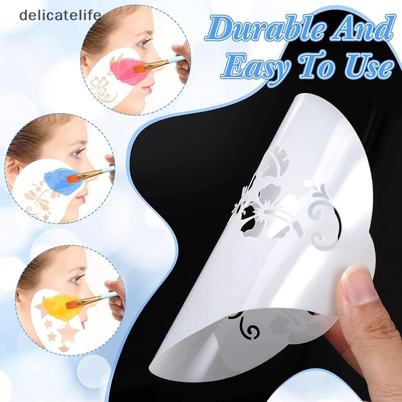 delicatelife Face Stencils Body Paint Template Painting DIY Template ...