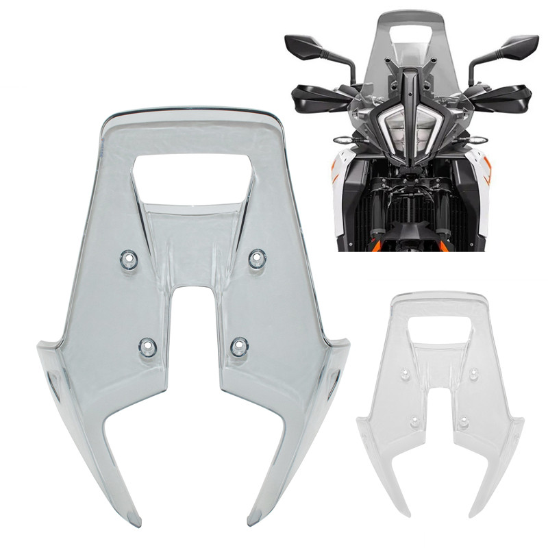 Front Windscreen Windshield Wind Deflector Screen Visor Glass For KTM ...