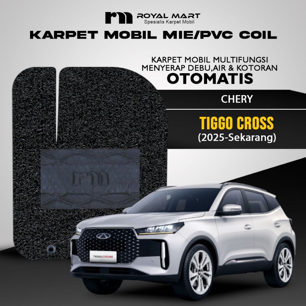 Royal MART Premium Noodle Car Carpet Chery Tiggo Cross 2025-Present Full Set Guaranteed | Shopee ...
