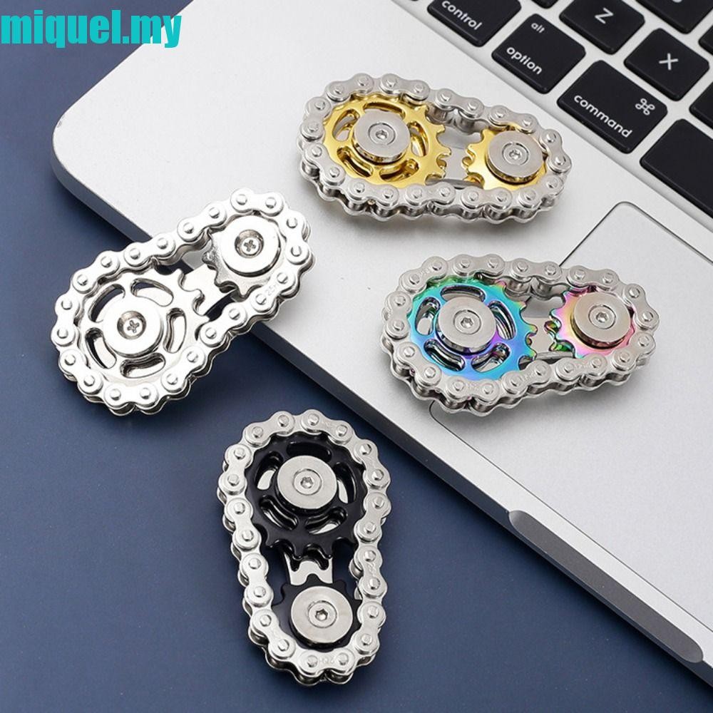 MIQUEL Fidget Spinner, Gyroscope Spinning Top Hand Spinner Chain Gear ...