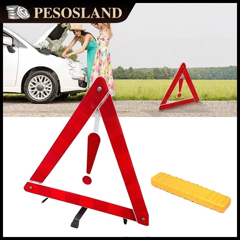 Car Early Warning Device Signage Safety Warning Sign Emergency Road ...