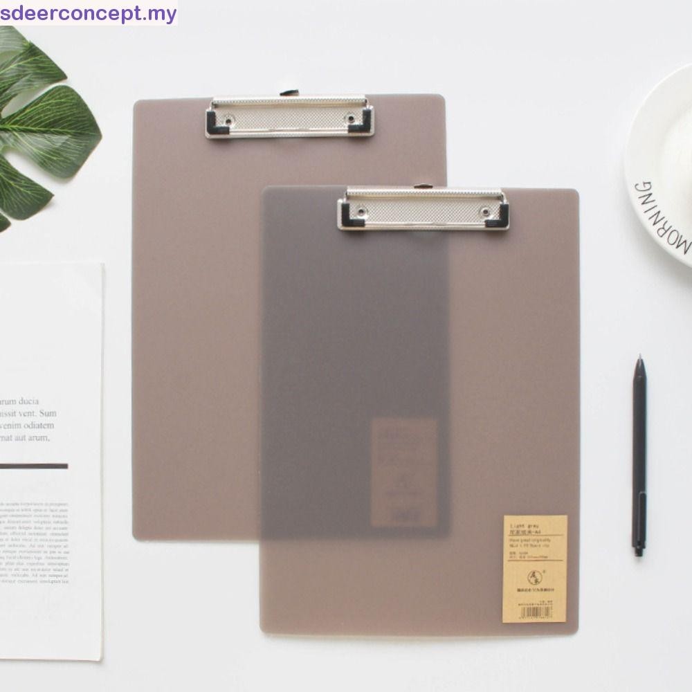 SDEERCONCEPT A4 A5 A6 File Folder, With Low Profile Gold Clip Writing ...