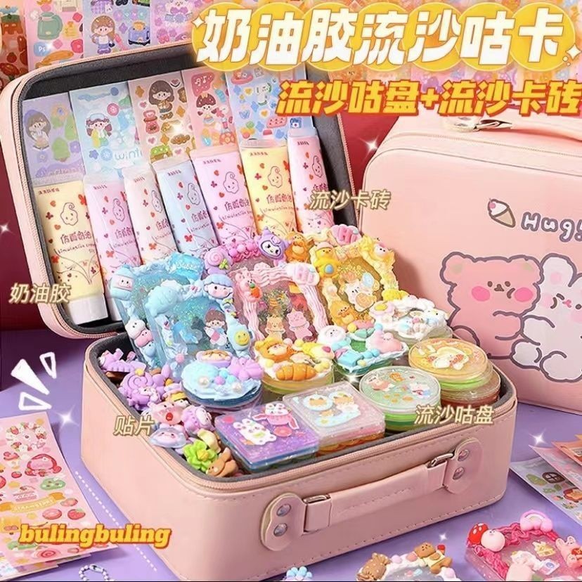 Cream Glue Goo Card Card Brick Cheap diy Full Set Handbook Goo Card ...