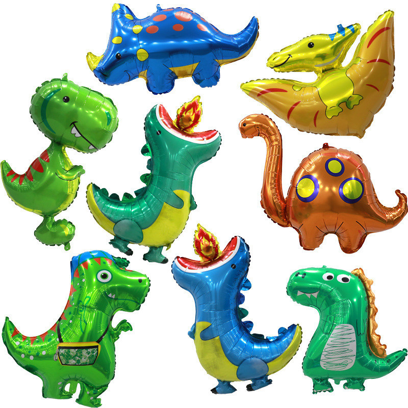 [24h Fast Delivery] New Product Dinosaur Theme Balloon Tyrannosaurus ...