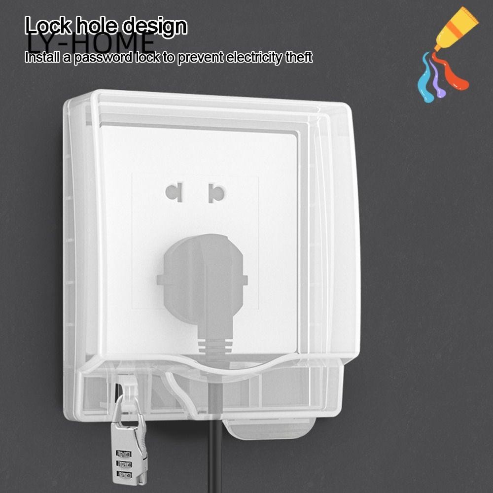 LY-HOME 1Pcs Switch Protective Cover Power Outlet Supplies 86 Type Self ...