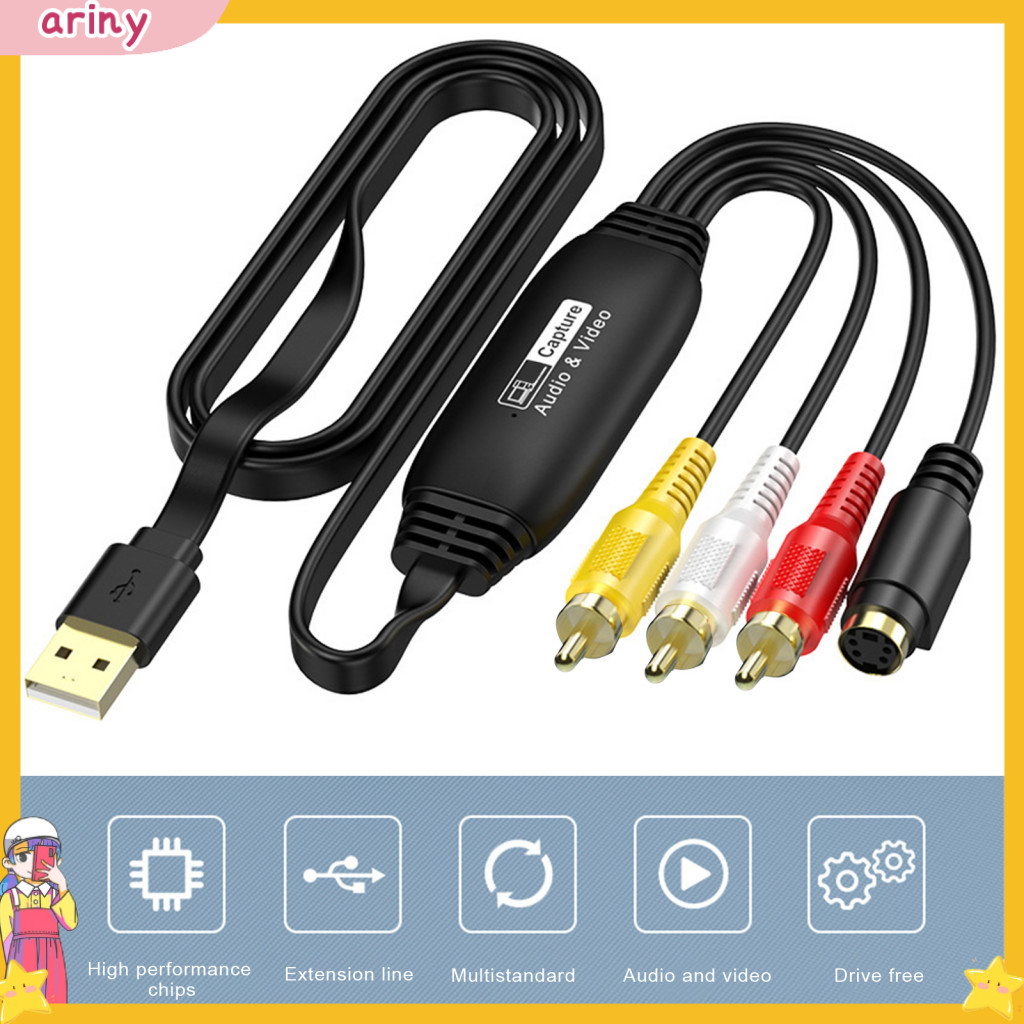 ARI Rca to Usb Connector Video Capture Adapter 1080p Usb Video Capture ...