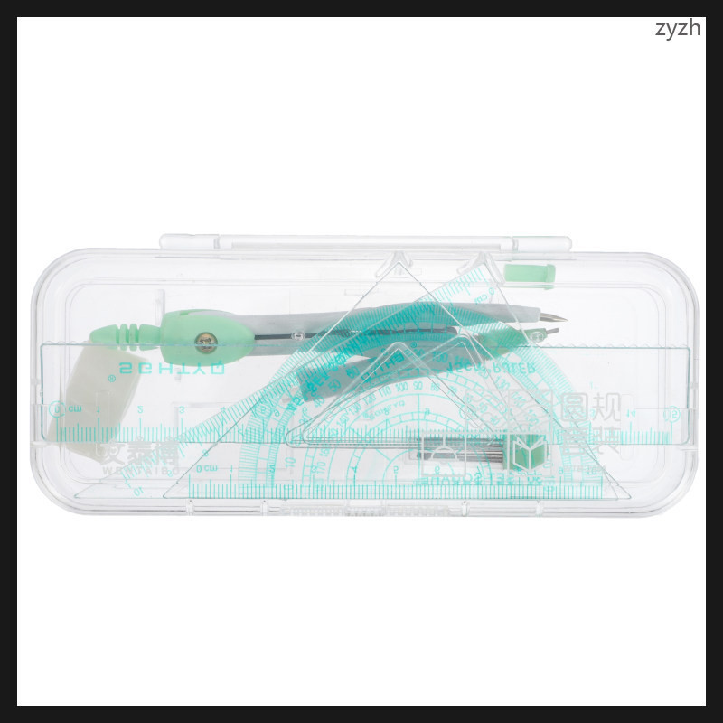 Protractor Compass Draft Ruler Useful Design Drawing Tools Triangular ...