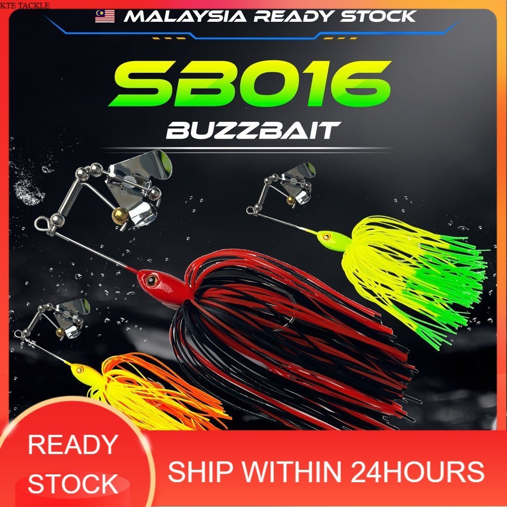 【KTE】SB016 7.7cm/12g Spinner Bait Umpan tiruan Killer Haruan Snakehead ...