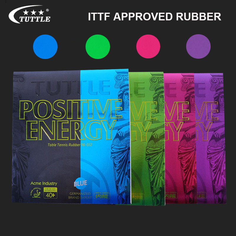 Original Tuttle Positive Energy Table Tennis Rubber Pink Blue Green ...