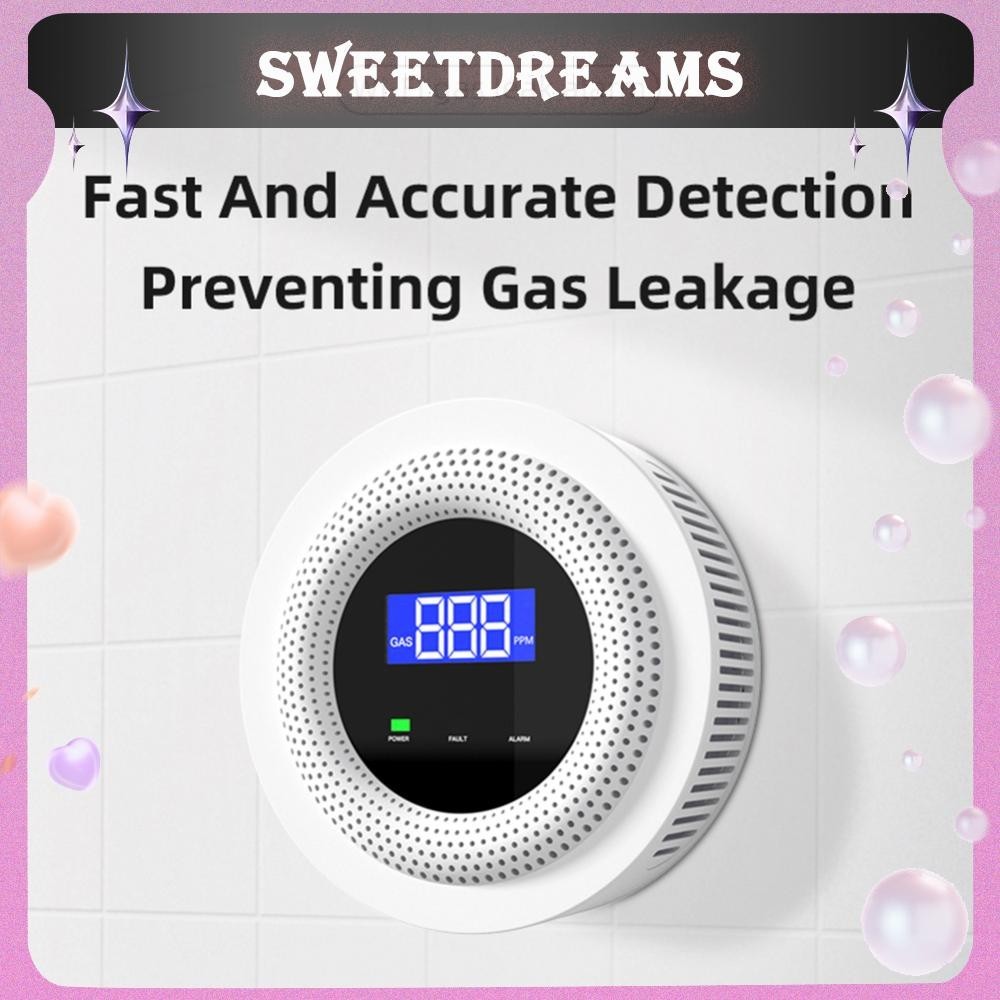 Tuya Gas Leak Sensor Digital Display Propane Detector for LPG Gas ...