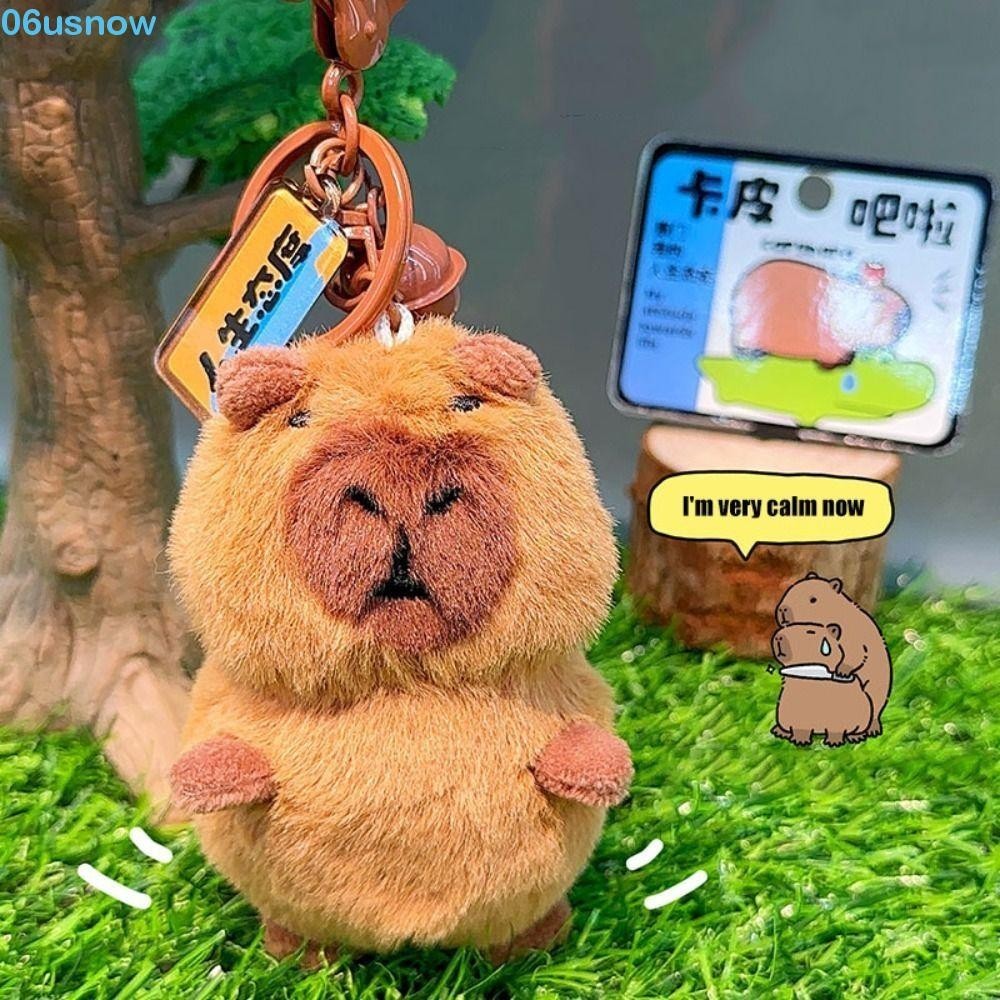 USNOW Capybara Plush Keyring, Cloth Doll Carpi Steak Capybara Plush ...