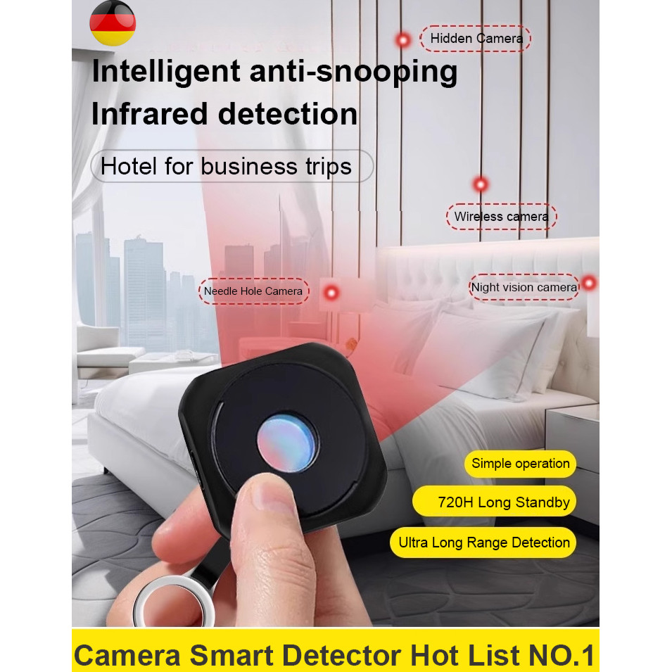 2024 New Hidden Camera Detector (Infrared Detector, Camera Detector ...