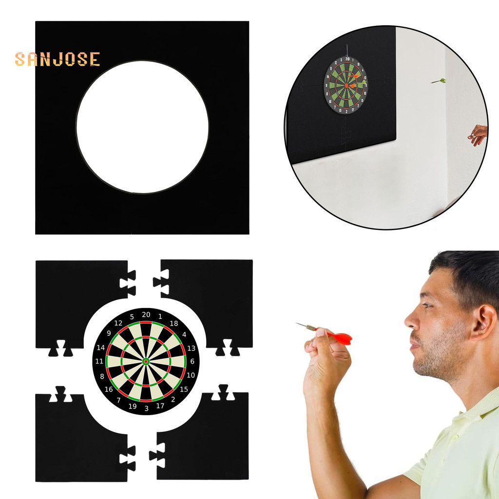 SJS-Splicing Dart Board Wall Protector Universal EVA Square Dart ...