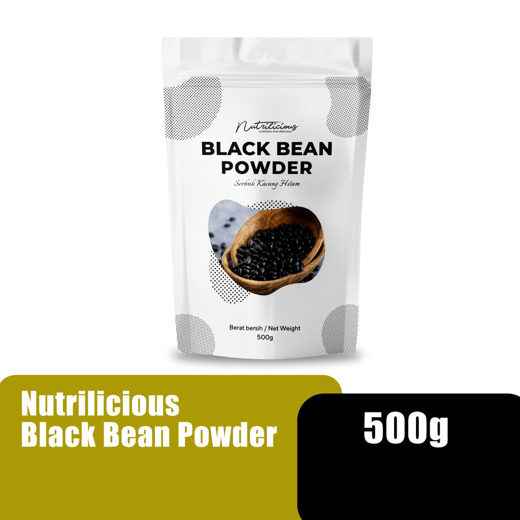 NUTRILICIOUS Black Soy Milk Powder Serbuk Susu Soya Hitam 500g ...