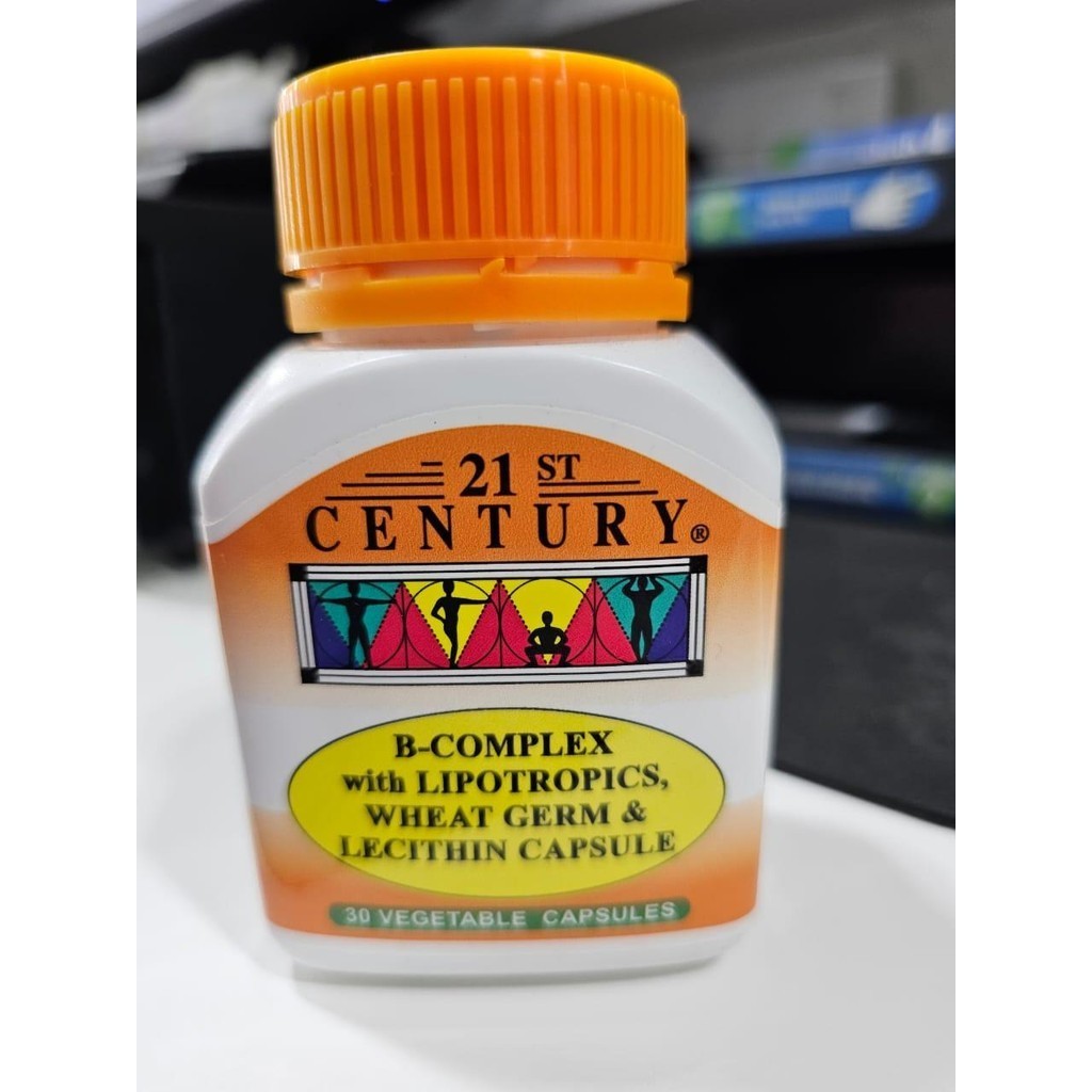 21ST CENTURY B COMPLEX & LECITHIN 30CAP (VITAMIN TENAGA DAN BANTU ...