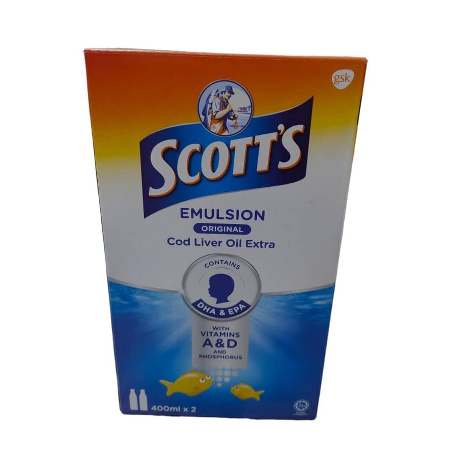 SCOTT'S EMULSION ORIGINAL 400MLX2 BOTTLES (TWINPACK) (EXP:12/2025 ...