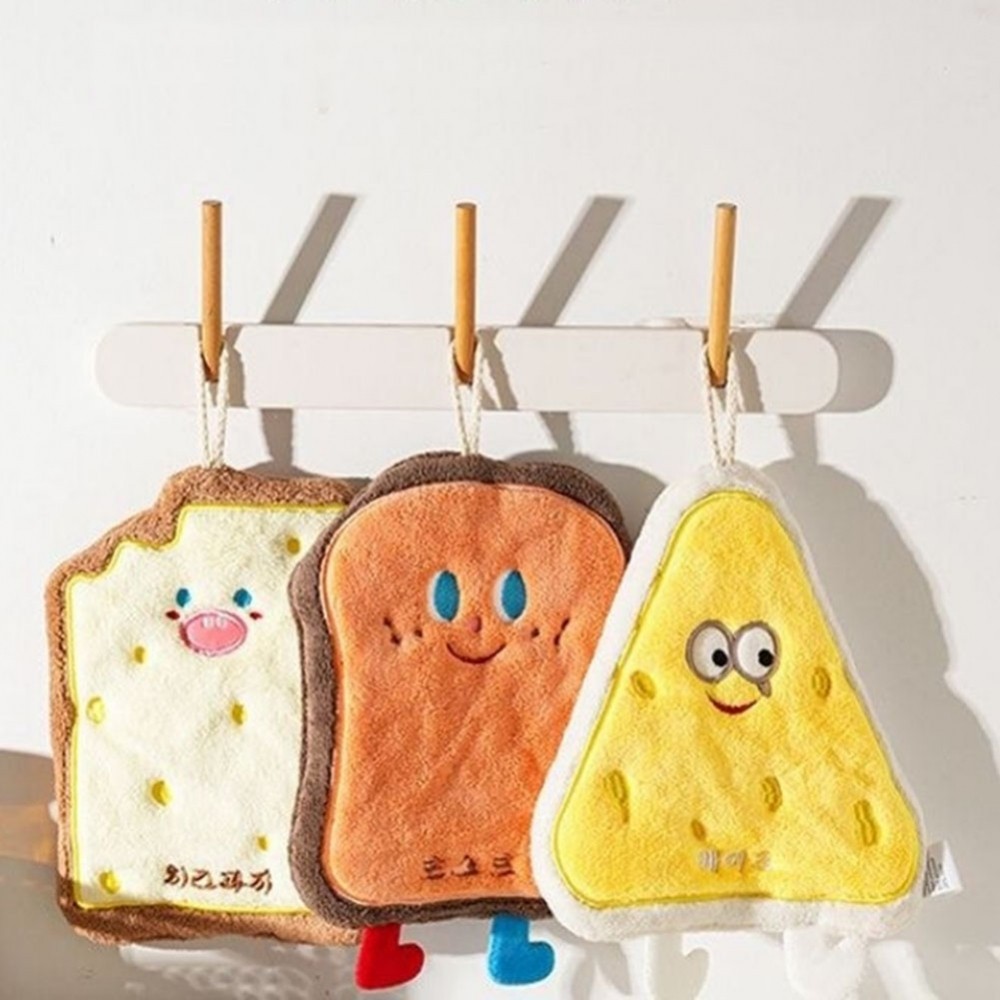 WELV-Kitchen and Bathroom Essential Quick Drying Hanging Rag with ...