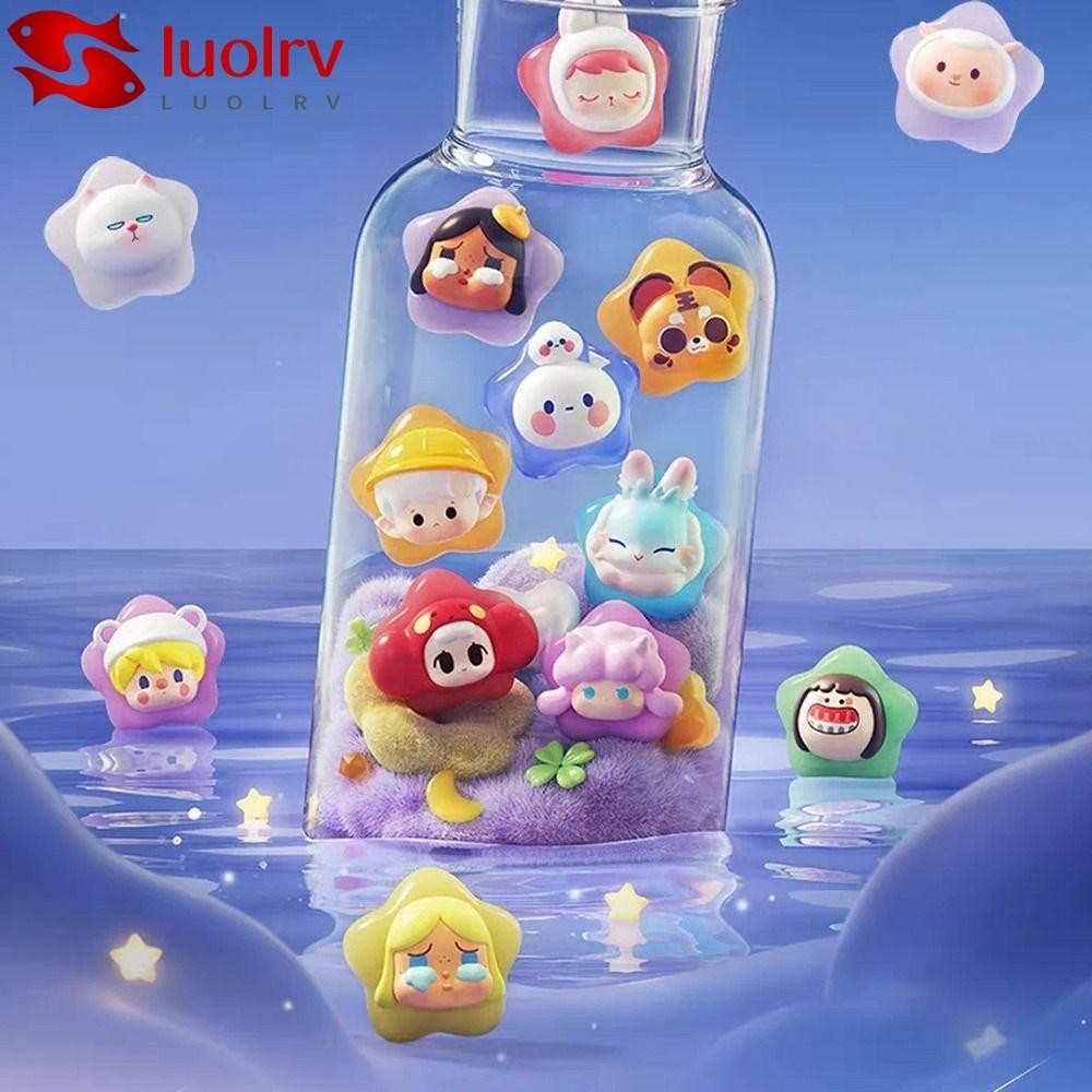 LUOLRV Box, MOLLY Labubu CRYBABY Kawaii Anime Cartoon Figure Model ...