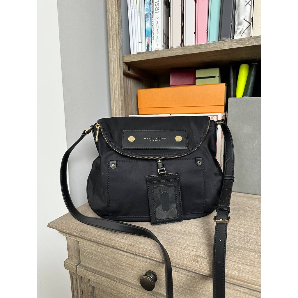 MJ Preppy Natasha Nyln Crossbody in Black (M0014625) | Shopee Malaysia
