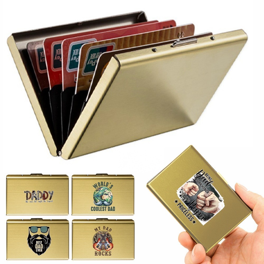 Convenient Card Slot Storage Box Anti-theft Swipe Bank Credit Cards ...