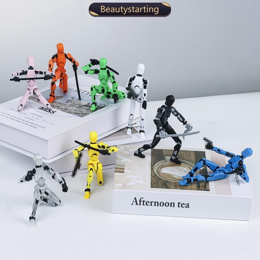 BEAUTYSTARTING 3D Printed Multi-Joint Movable Robot DIY Mannequin Dummy ...