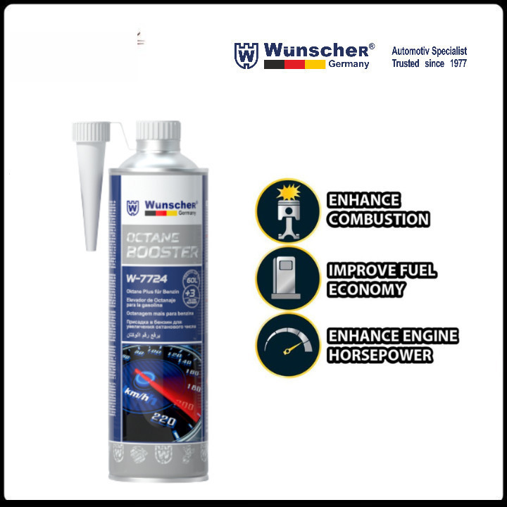 Wunscher Octane Booster 300ml Petrol RON95 RON97 Upgrade ( Made in Germany ) W-7724 | Shopee ...