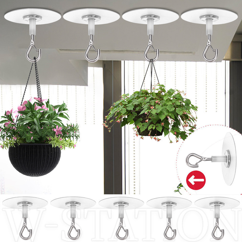 Suspended Ceiling Hooks - Punch-free Storage Hooks - Flower Pot Hanger ...