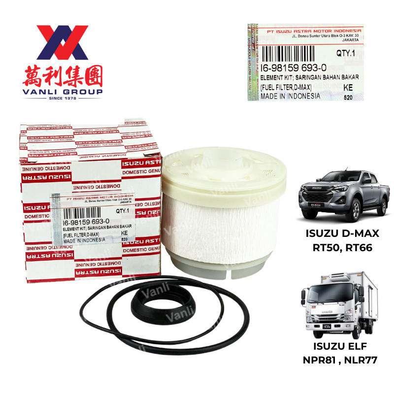 Isuzu Fuel Filter for Isuzu D-Max & Isuzu Elf - 69815 96930 | Shopee ...