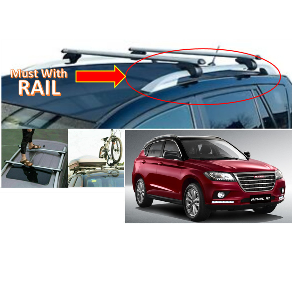 BS Haval H2 (2016-Present) Aluminium Roof carrier Cross Bar Roof Rack ...