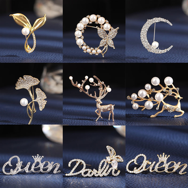 Brooch High-End Women's Exquisite 2024 Trendy Small 4622 | Shopee Malaysia