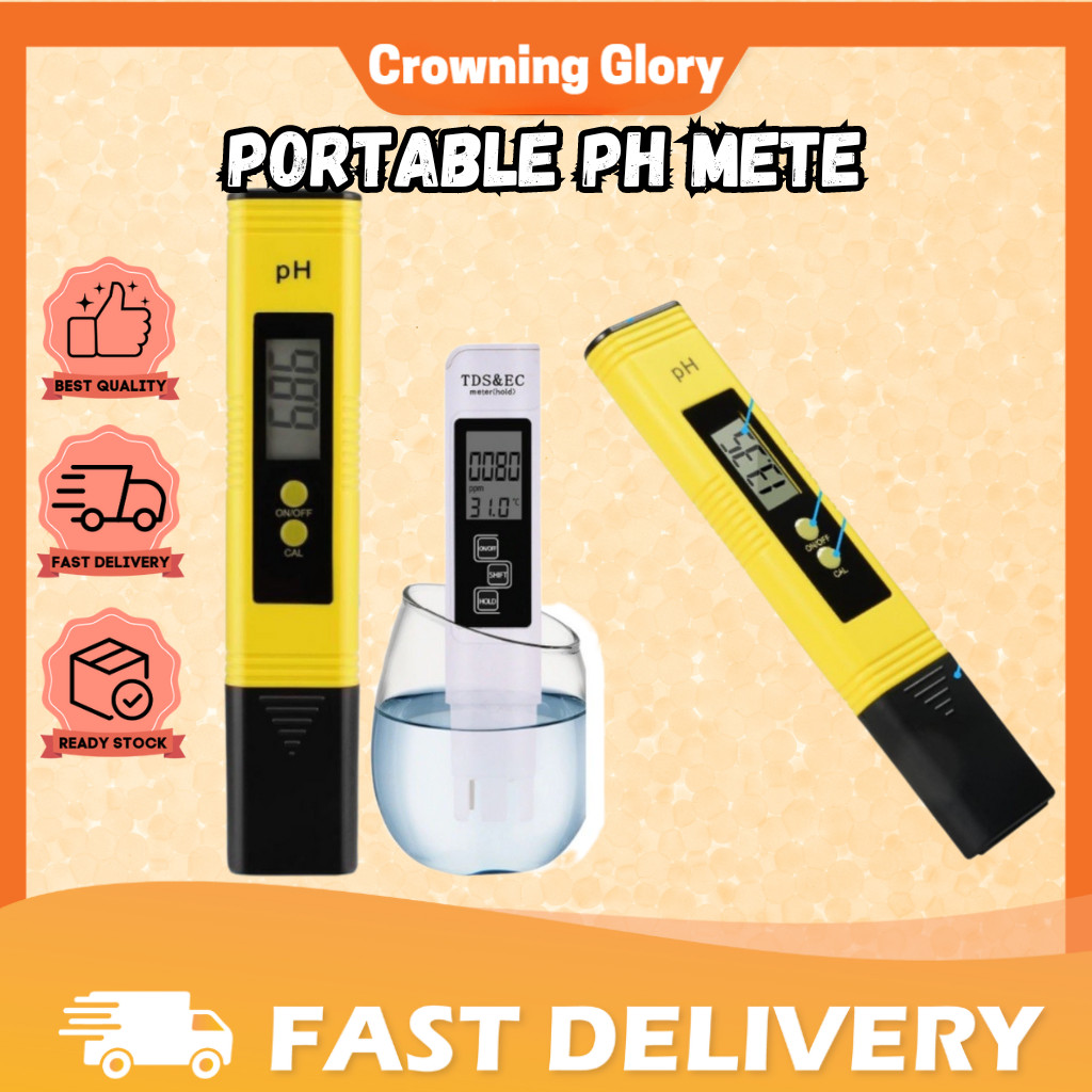 Monitor Acid Alkaline Neutral Air Portable PH Meter + Digital LCD Water ...